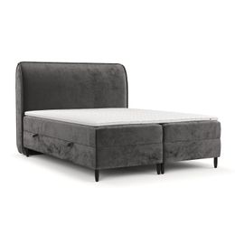 BOXBETT Lunaro 140/200 cm Stahl im Lotta Stoff