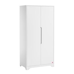 SCHRANK 2 T&uuml;ren Ova Wei&szlig;