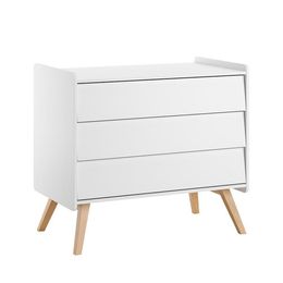 KINDERKOMMODE Vintage Wei&szlig;