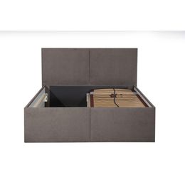 Halmon Schlafkomfort Betten POLSTERBETT Milano Sahara 180 x 200 x 40 cm Bettkasten Mit hochwertiger Matratze H3 (bis 120 kg) und Lattenrost