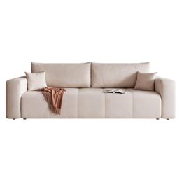 SCHLAFSOFA Velours mit Bettkasten und Schlaffunktion