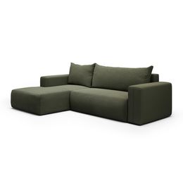 ECKSOFA Bliss 3 Sitzpl&auml;tze Tannengr&uuml;n