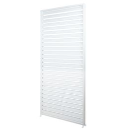 MCW LAMELLENWAND F&Uuml;R PERGOLA Wei&szlig;