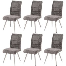 MCW ESSZIMMERSTUHL Grau 6er-Set