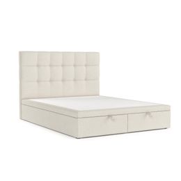 POLSTERBETT Guam mit Stauraum 140/200 cm Hellbeige im Alta Stoff