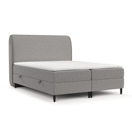 BOXBETT Lunaro 180/200 cm Grau im Bubble Stoff