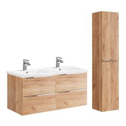 BADM&Ouml;BEL 120cm April 2er-Set Holz