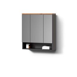 BADSPIEGELSCHRANK Tanaro Anthrazit 70 x 77.5 cm