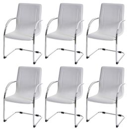 MCW ESSZIMMERSTUHL Wei&szlig; 6er-Set