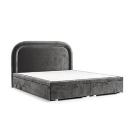 POLSTERBETT Harmony mit Stauraum 180/200 cm Stahl im Lotta Stoff