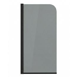 Badplaats BADEWANNE Torino 1 Teil cm Schwarz mit Rauchglass - 60 x 140 cm