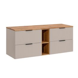 WASCHTISCHUNTERSCHRANK 140.8cm Adriel Beige