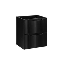WASCHTISCHUNTERSCHRANK 50cm Riva Schwarz