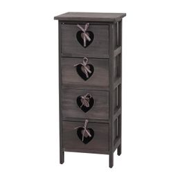 MCW KOMMODE Grau, Braun