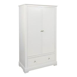 SCHRANK 2 T&uuml;ren Wei&szlig;