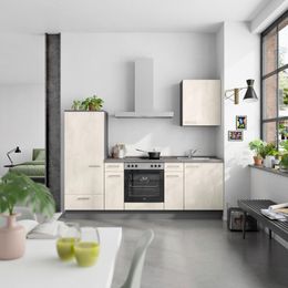Nobilia K&uuml;chenblock Riva Low m. Ger&auml;ten Wei&szlig;