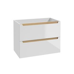 WASCHTISCHUNTERSCHRANK 80cm Livia Wei&szlig;