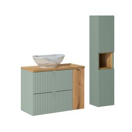 BADM&Ouml;BEL 80.4cm Jade 2er-Set Gr&uuml;n