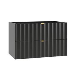 WASCHTISCHUNTERSCHRANK 80cm Lexa Schwarz