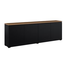 SIDEBOARD Liko Schwarz und Holz