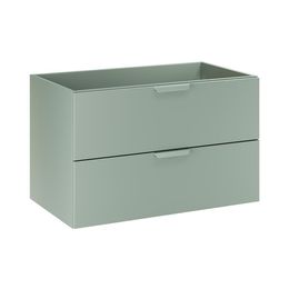 WASCHTISCHUNTERSCHRANK 80cm Oria Gr&uuml;n