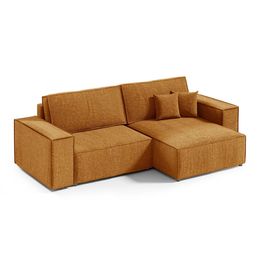 ECKSOFA Isaac 3 Sitzpl&auml;tze Gelb