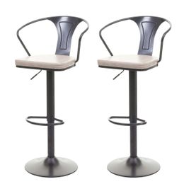 MCW BARHOCKER H10B Schwarz, Cremewei&szlig; 2er-Set