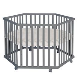 Roba LAUFGITTER 6-eckig Greyish gesteppt