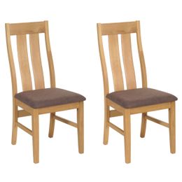 MCW ESSZIMMERSTUHL Braun, Taupe 2er-Set