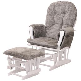 MCW RELAXSESSEL Hellgrau, Wei&szlig;