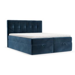 BOXBETT Tivra 140/200 cm Dunkelblau im Kronos Stoff