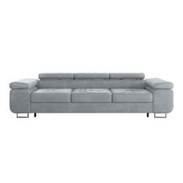 SCHLAFSOFA Wilson 3 Sitzpl&auml;tze Grau