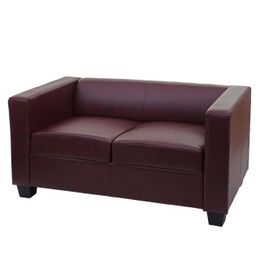 MCW 2-SITZER SOFA Rotbraun