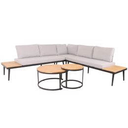 MCW GARTEN-GARNITUR H54C Braun, Hellgrau