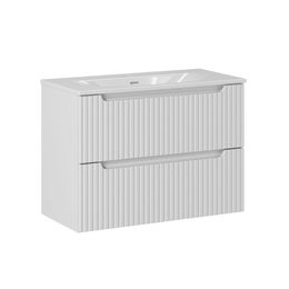 WASCHTISCH 80cm Riva Wei&szlig;