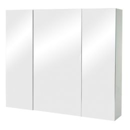 MCW SPIEGELSCHRANK B19B Hochglanz Grau