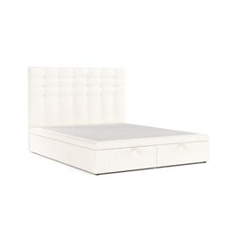 POLSTERBETT Callo mit Stauraum 120/200 cm Creme im Alta Stoff