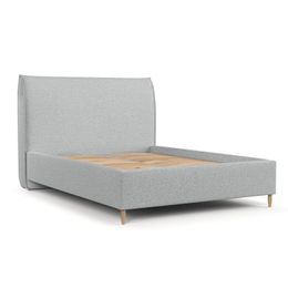 POLSTERBETT Mira 120/200 cm Hellgrau im Riva Stoff