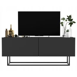TV-SCHRANK Enjoy Grau matt mit Metallrahmen 120 cm