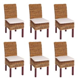 MCW ESSZIMMERSTUHL Braun 6er-Set