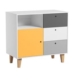 KINDERKOMMODE gelb