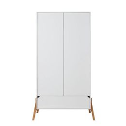 SCHRANK 2 T&uuml;ren Wei&szlig;