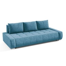 SCHLAFSOFA Jonas 3 Sitzpl&auml;tze Blau