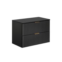 WASCHTISCHUNTERSCHRANK 80.6cm Adriel Mattschwarz