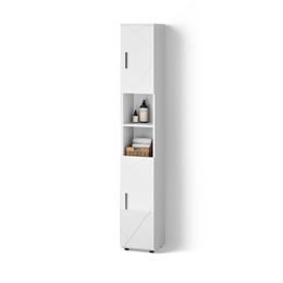 BADSCHRANK Ronco Wei&szlig; Hochglanz 30 x 192 cm