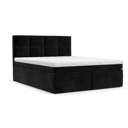 BOXBETT Tessa 200/200 cm Schwarz im Kronos Stoff