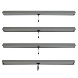 MCW SEITENWAND F&Uuml;R PERGOLA 4ER Anthrazit 4er-Set