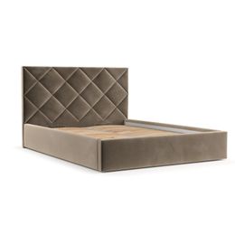 POLSTERBETT Torno 180/200 cm Taupe im Paros Stoff