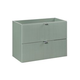 WASCHTISCHUNTERSCHRANK 80cm Jade Gr&uuml;n