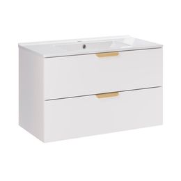 WASCHTISCH 81cm Oria Wei&szlig;